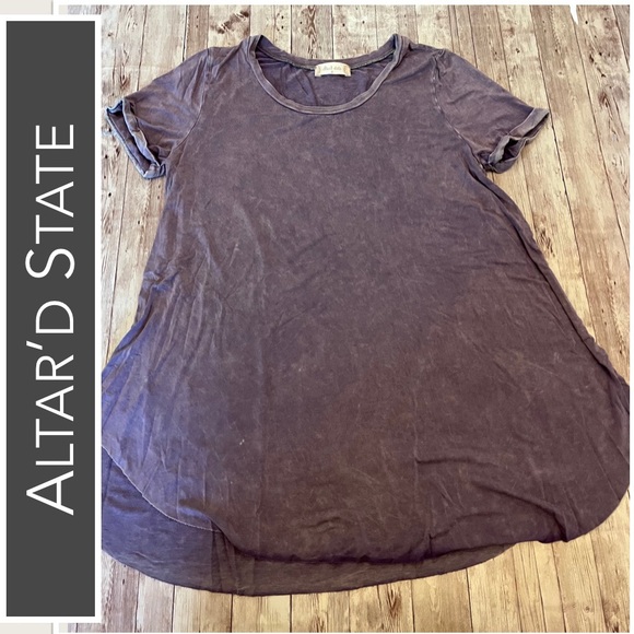 Altar'd State | Tops | Altard State Aline Tshirt In Crushed Purple ...